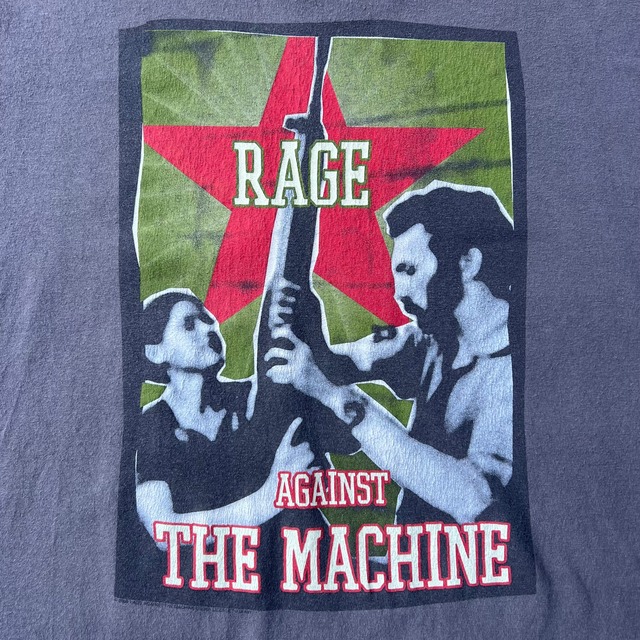 00s Rage Against the Machine "GUN STAR" gray T | KimamaniT