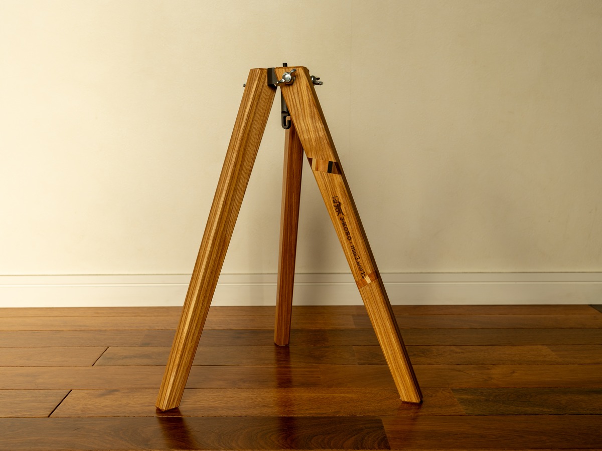 ウッド三脚ショート mas3 worksコラボVer（ホワイトオーク) | J工房
