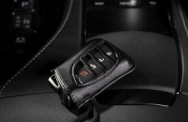 Lexus Smart Access Key Glove (Black Leather / Black Loop / Black ...