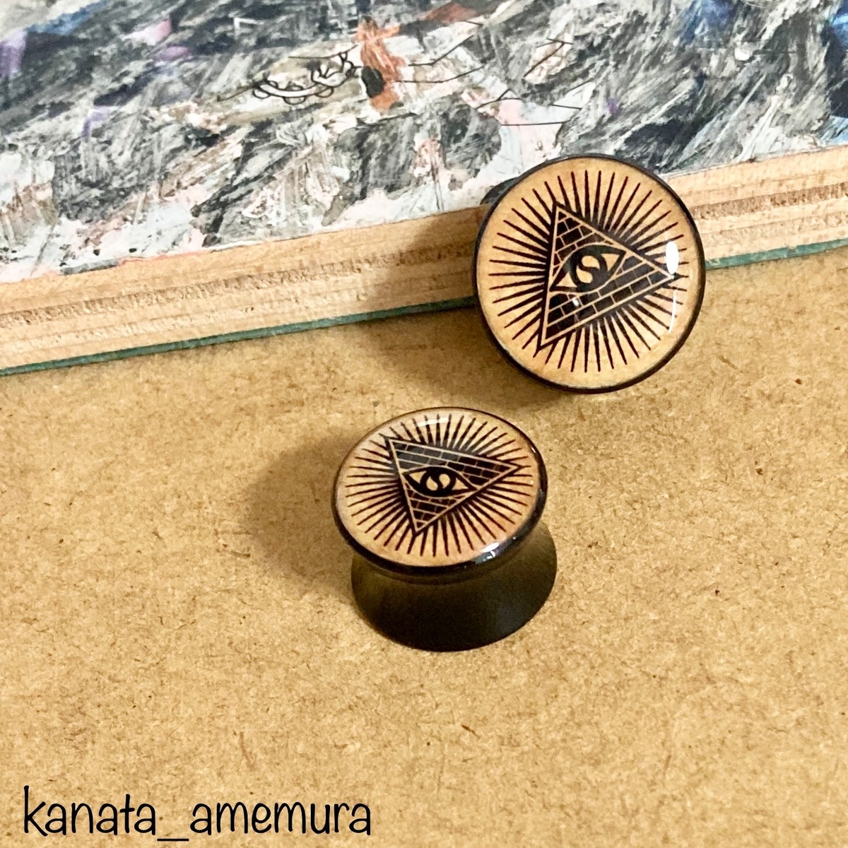 Triangle×Eye Wフレアプラグ 14,16mm (No.a-pye) 【Acryl】 | kanata
