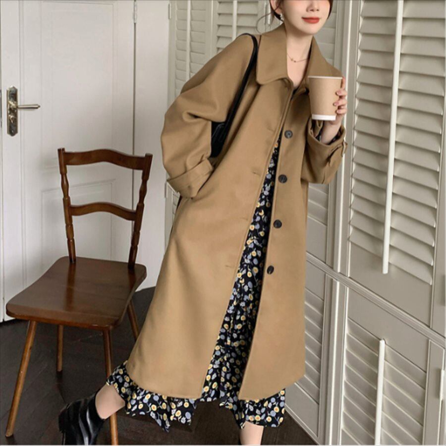 大人シルエット ゆる感 オーバーサイズ ひざ丈 チェスターコート | chavezimportadora.com