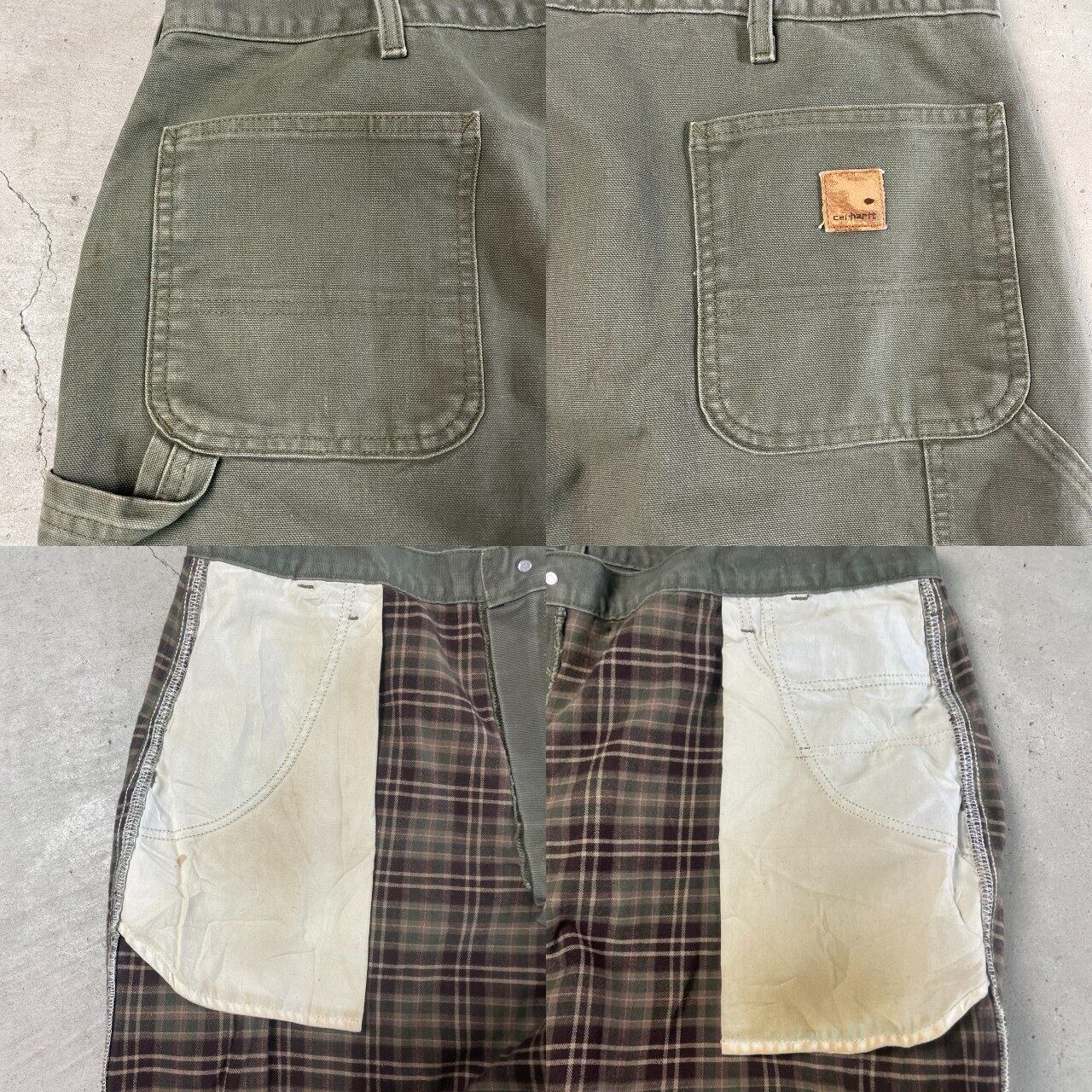 Carhartt カーハート B111 MOS ダック地 ペインターパンツ ライナー メンズW42 古着 Original Dungaree ...