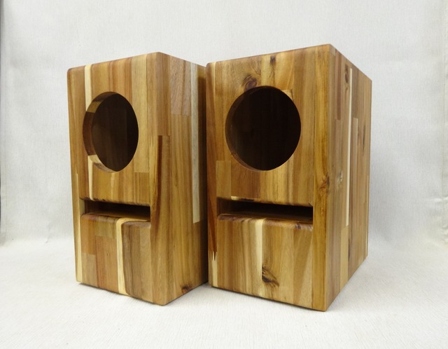 CSB-10 MODEL / HAND MADE 4in CENTER SLIT BASREF SPEAKER ENCLOSURE ...