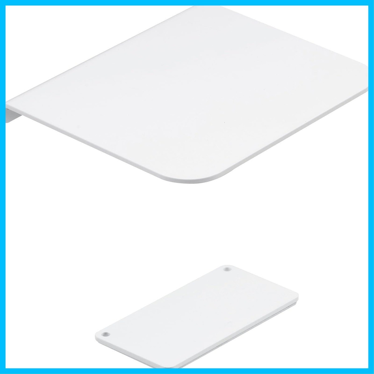イーサプライ モニターアーム 補強プレート 傷防止 クランプ式 デスク保護 天板補強 滑り止めシート付き 白 ホワイト EEX-LAPT01WH | グランメゾンショップ