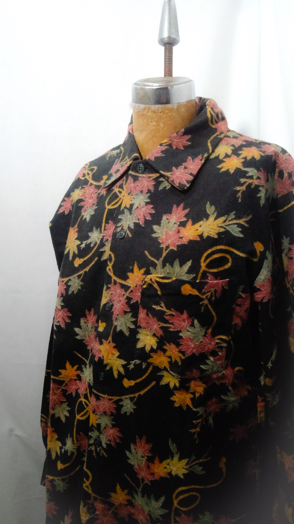 Vintage dpi bpi maple pattern L/S shirt 90s | 塚野製作所