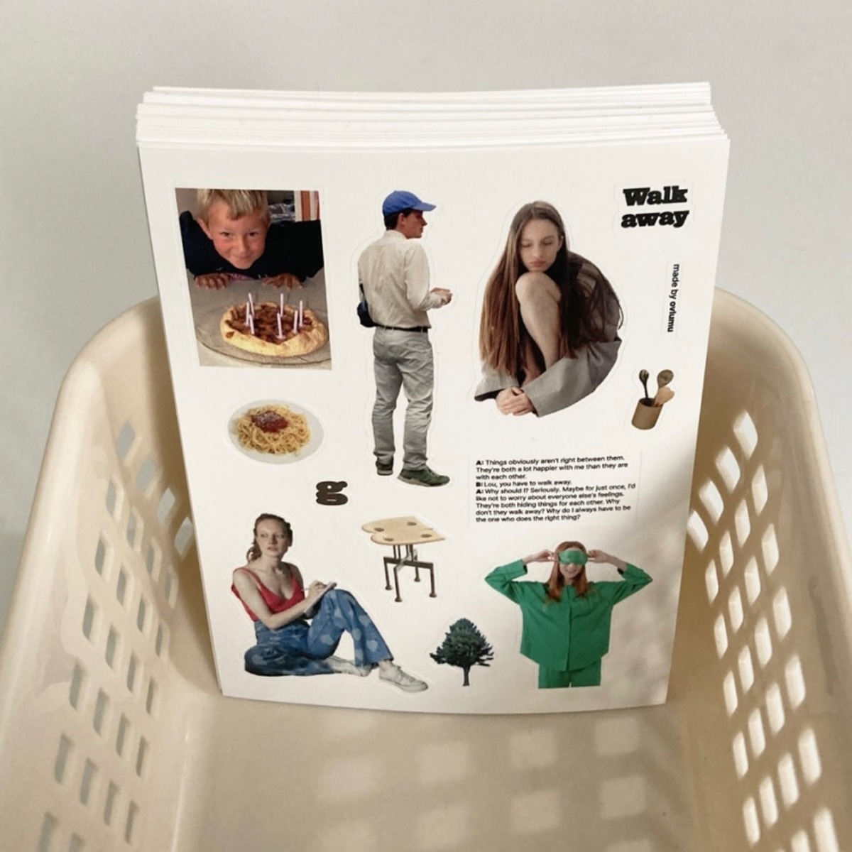 【ovlumu】people object sticker ver.2 | 【 on-gi 】韓国雑貨 select shop