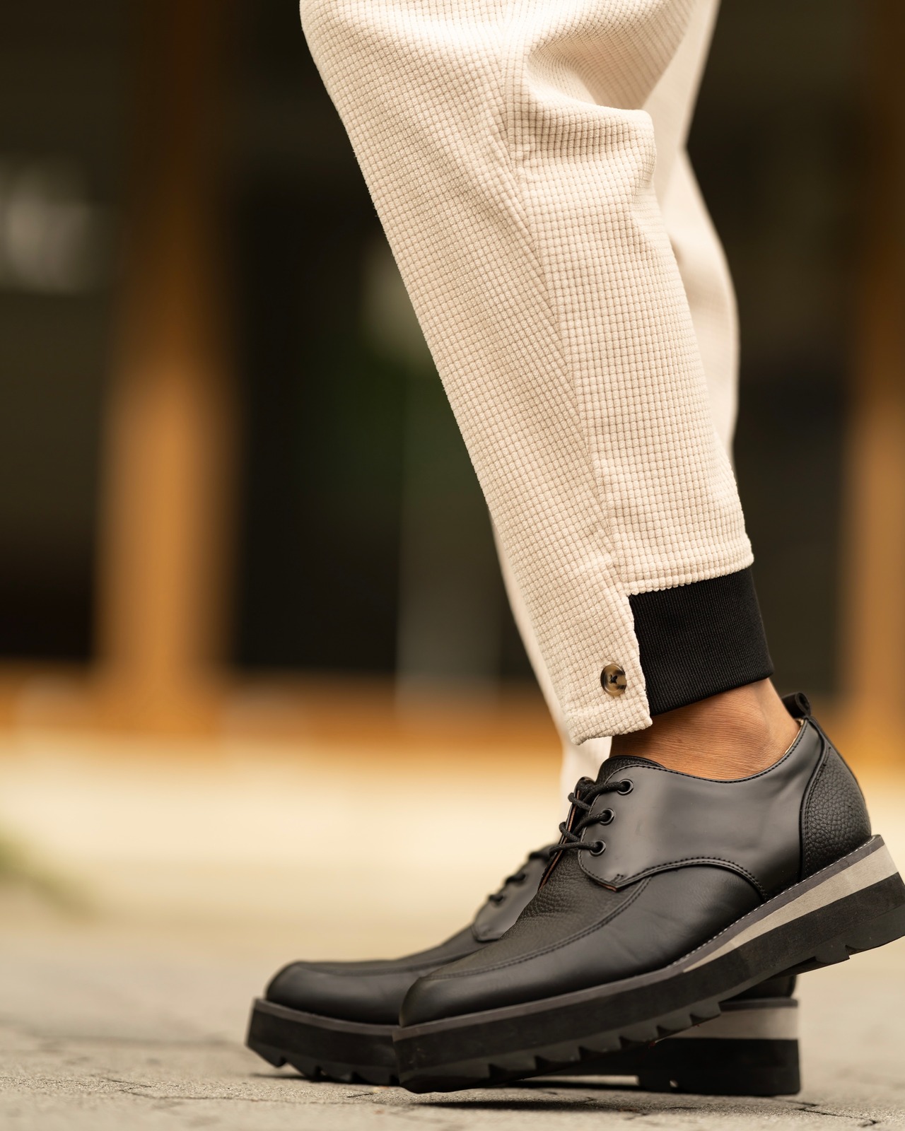 High Sole Leather Shoes[AMT23-033] | AMUY TRYSBAY