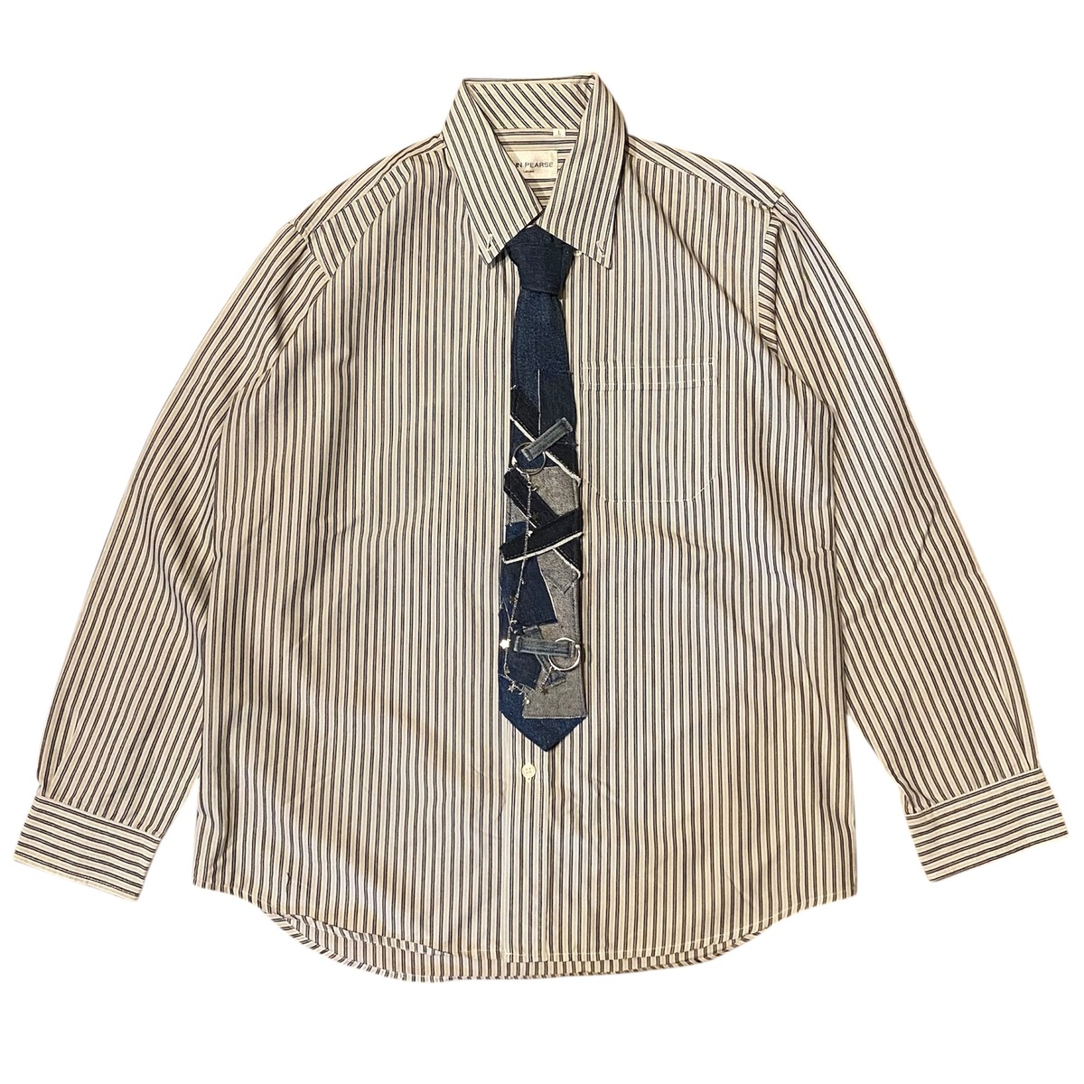 Deco remake necktie ＆ shirt set① | chaotic