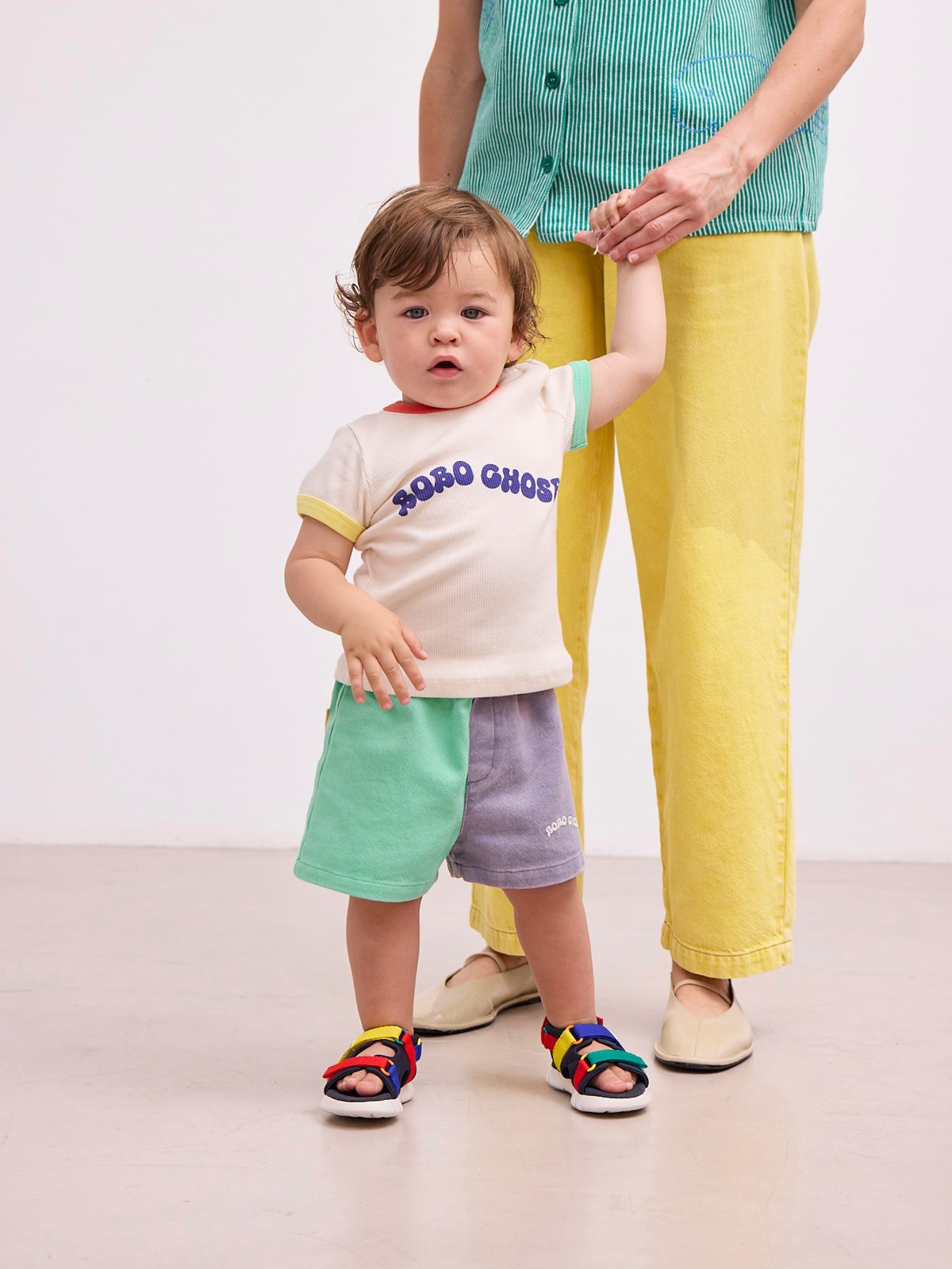 【25SS】bobochosesa(ボボショセス)Wavy BoboChoses Tshirt(12m/18m/24m)Tシャツ ロゴ | kobito de punch/コビトデパンチ