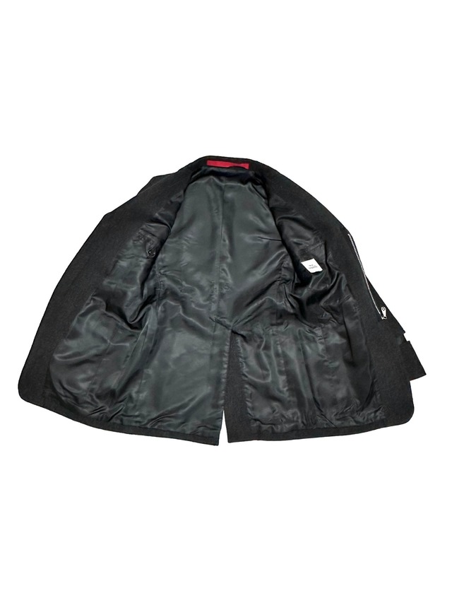 YUJI YAMADA Visible_Lining Cutting Design Wool Tailored JKT | ETRAK