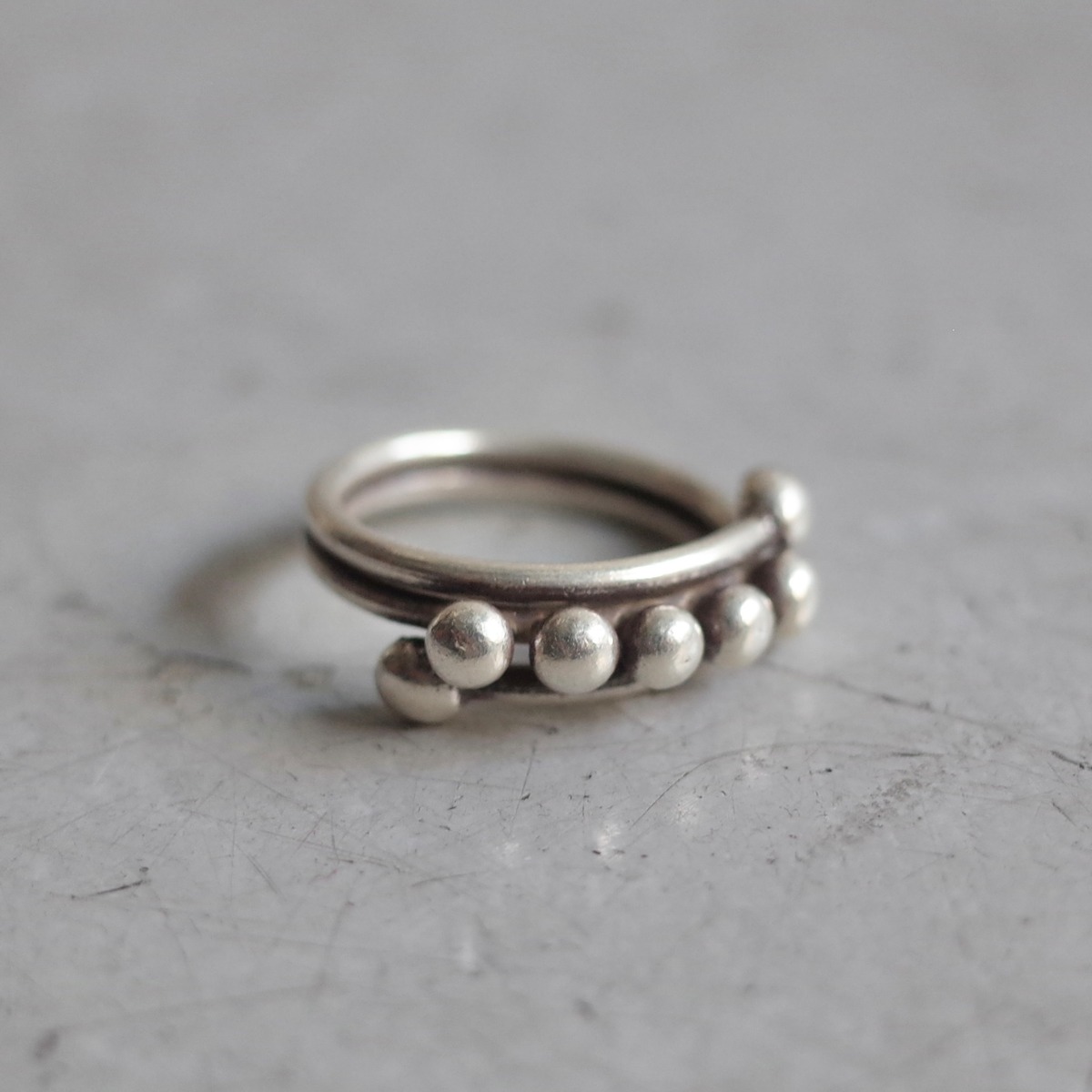 “KAREN” Handmade Pearls Design Silver Ring GENUINE SILVER | FINCH ...
