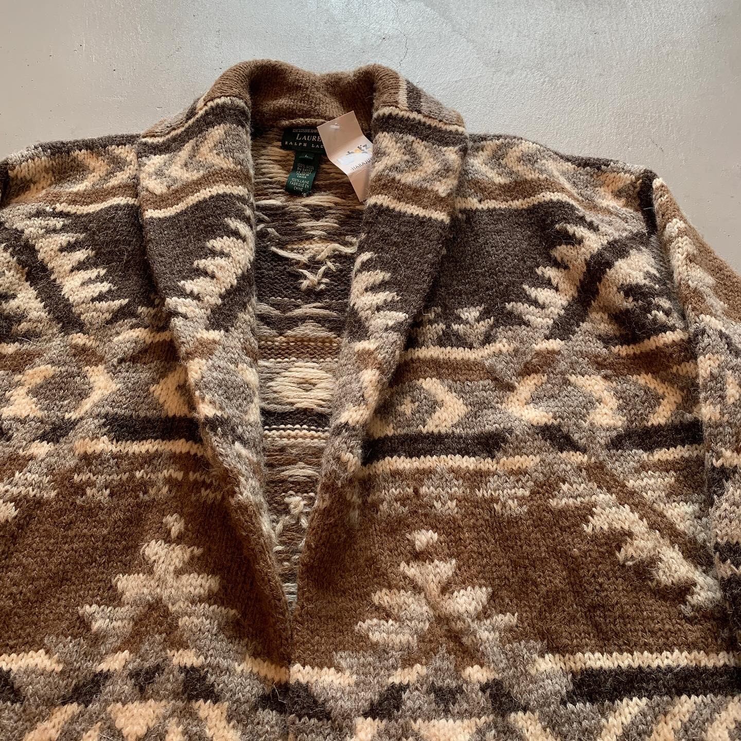 90s〜 Ralph Lauren native pattern wool gown jacket【高円寺店】 | What’z up