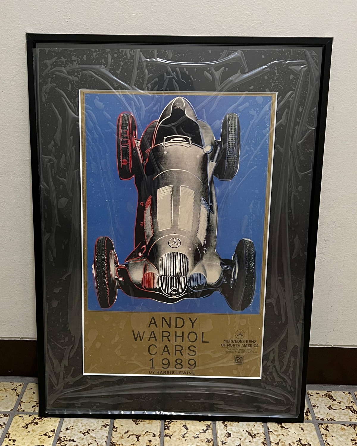 【CARS–000】Mercedes-Benz × Andy Warhol Cars 1989Calendar Framed ...