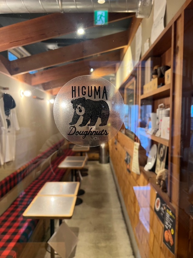 HIGUMA logo sticker(clear circle10×10） | HIGUMA Doughnuts （ヒグマドーナツ）STORE