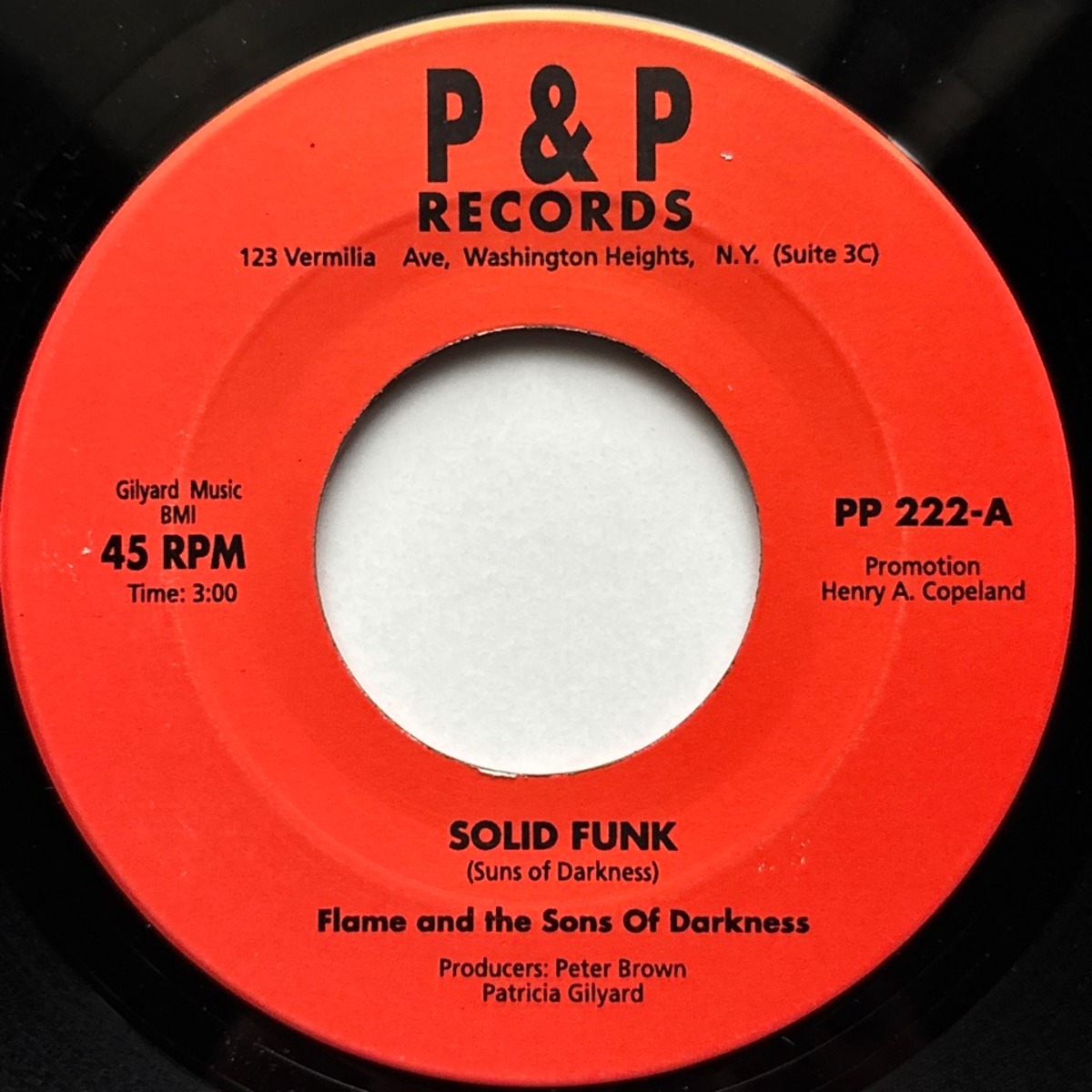 Flame And The Sons Of Darkness / Solid Funk | So Tough Records