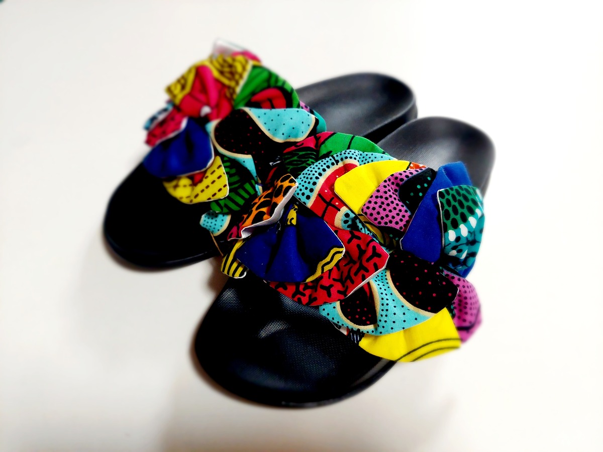 サンダル/アフリカンファブリック/Msize | hanaco