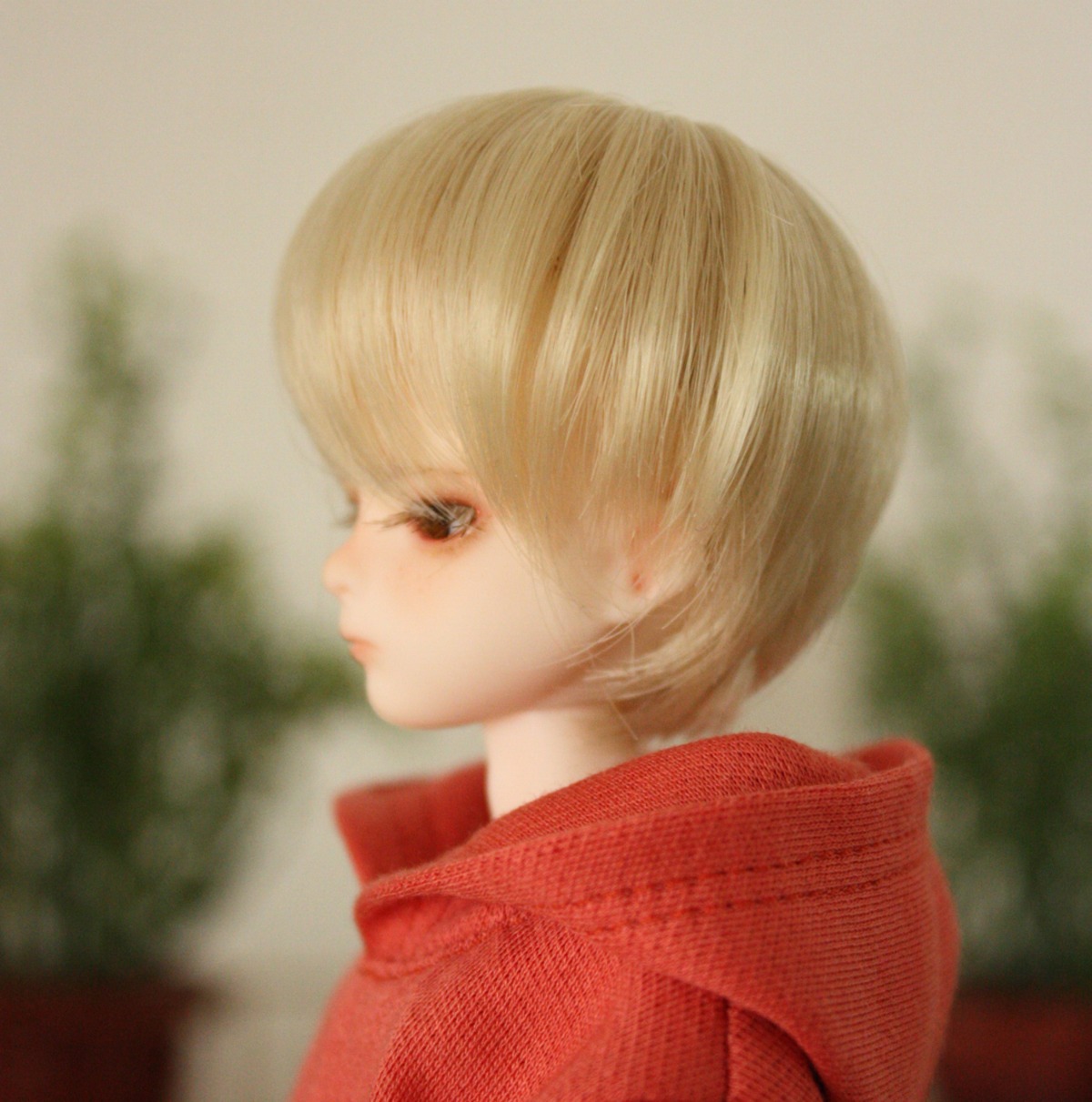 4inch wig short (ivory) | peta-peta