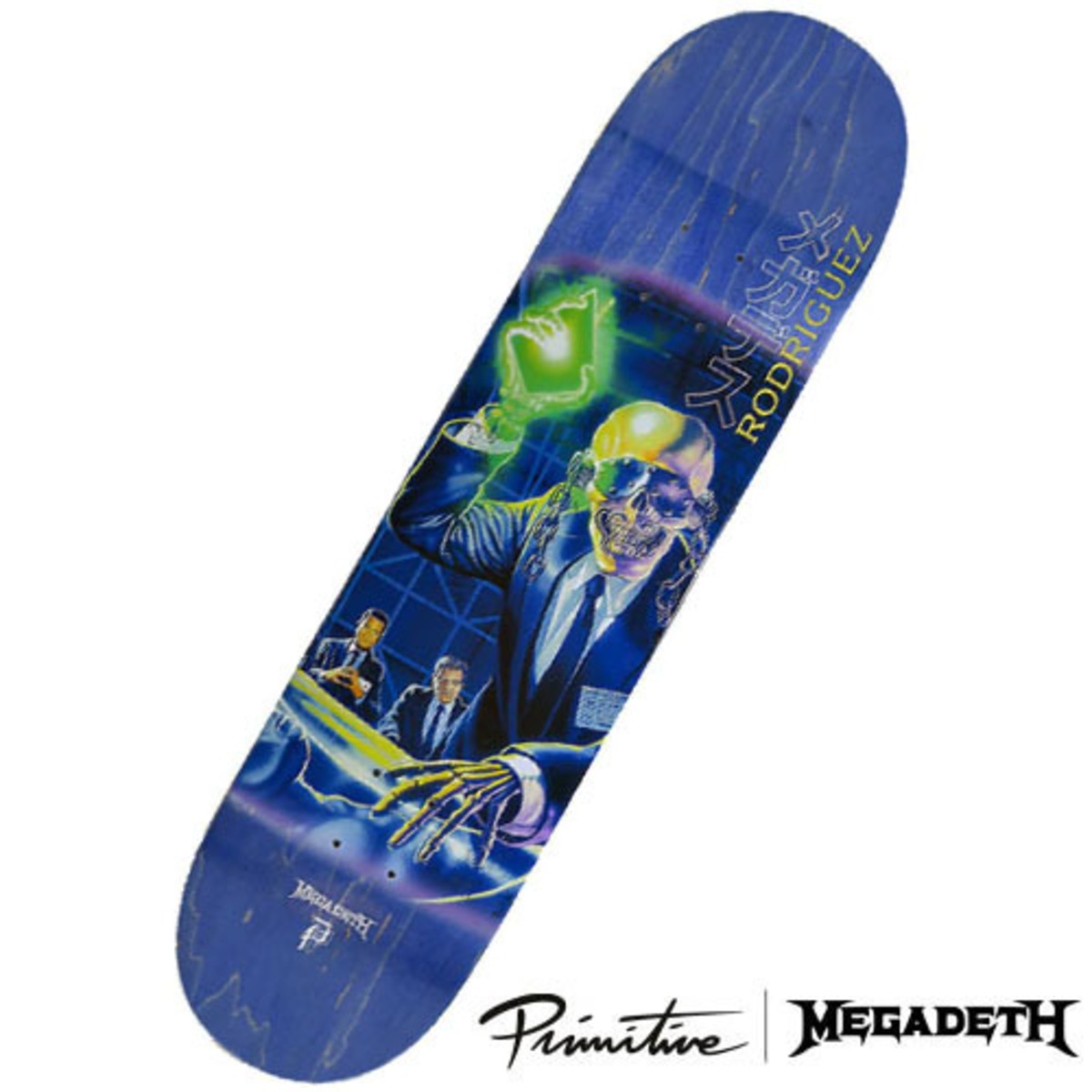 PRIMITIVE × MEGADETH Rodriguez Rest in Peace Deck スケートボードデッキ メガデス ...