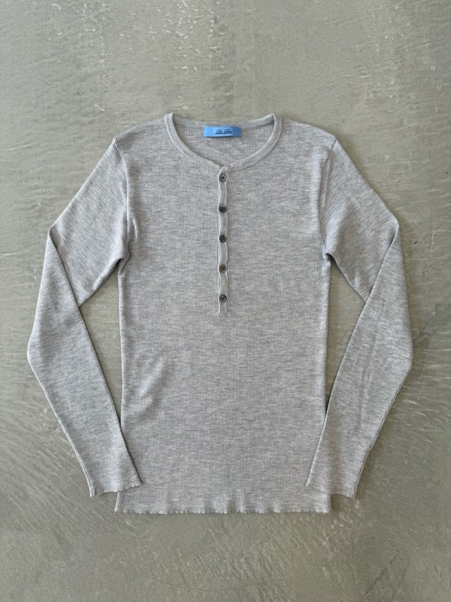 Blu Bre Henry neck Kint | Asset yuzuru アセットユズル アウトレットのアウトレットなお店