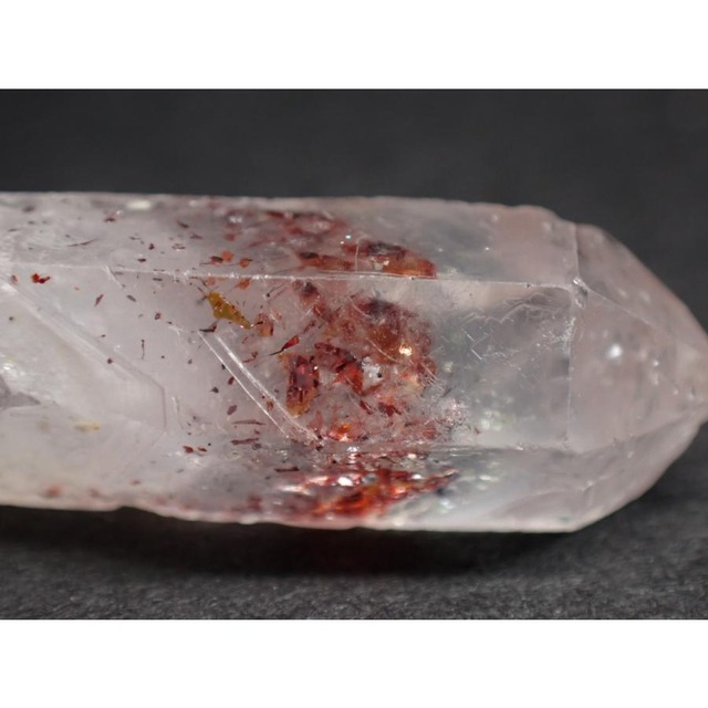 ナイジェリア産 レピドクロサイトインクォーツ/Lepidocrocite in Quartz 原石 A-INC066 | 鉱物・天然石のお店 ...