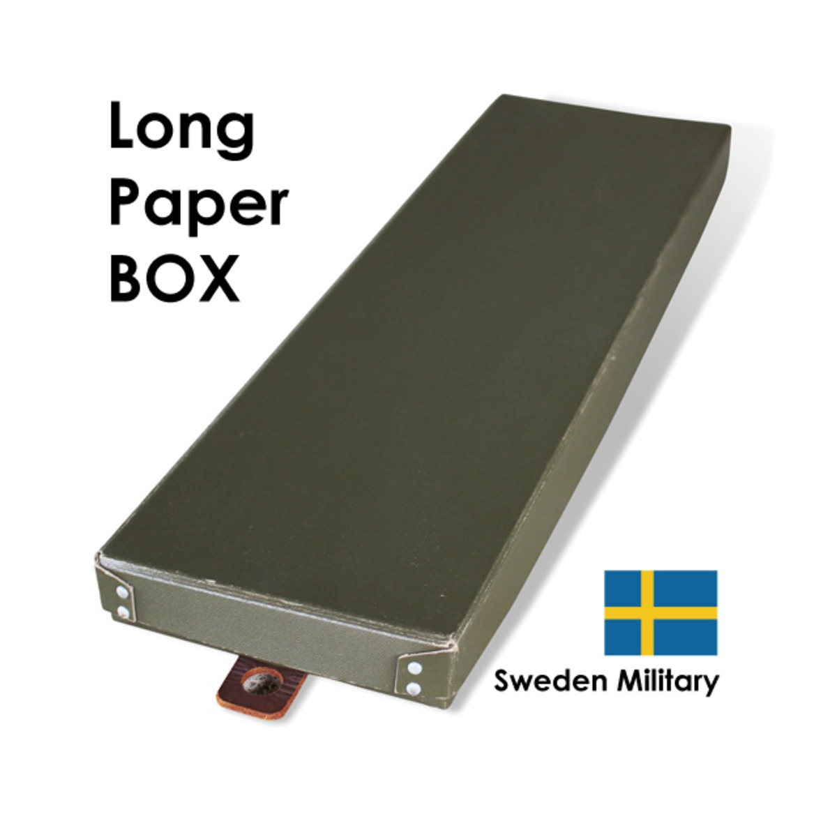Sweden Military / Long Paper BOX / USED | HAS A SCALE