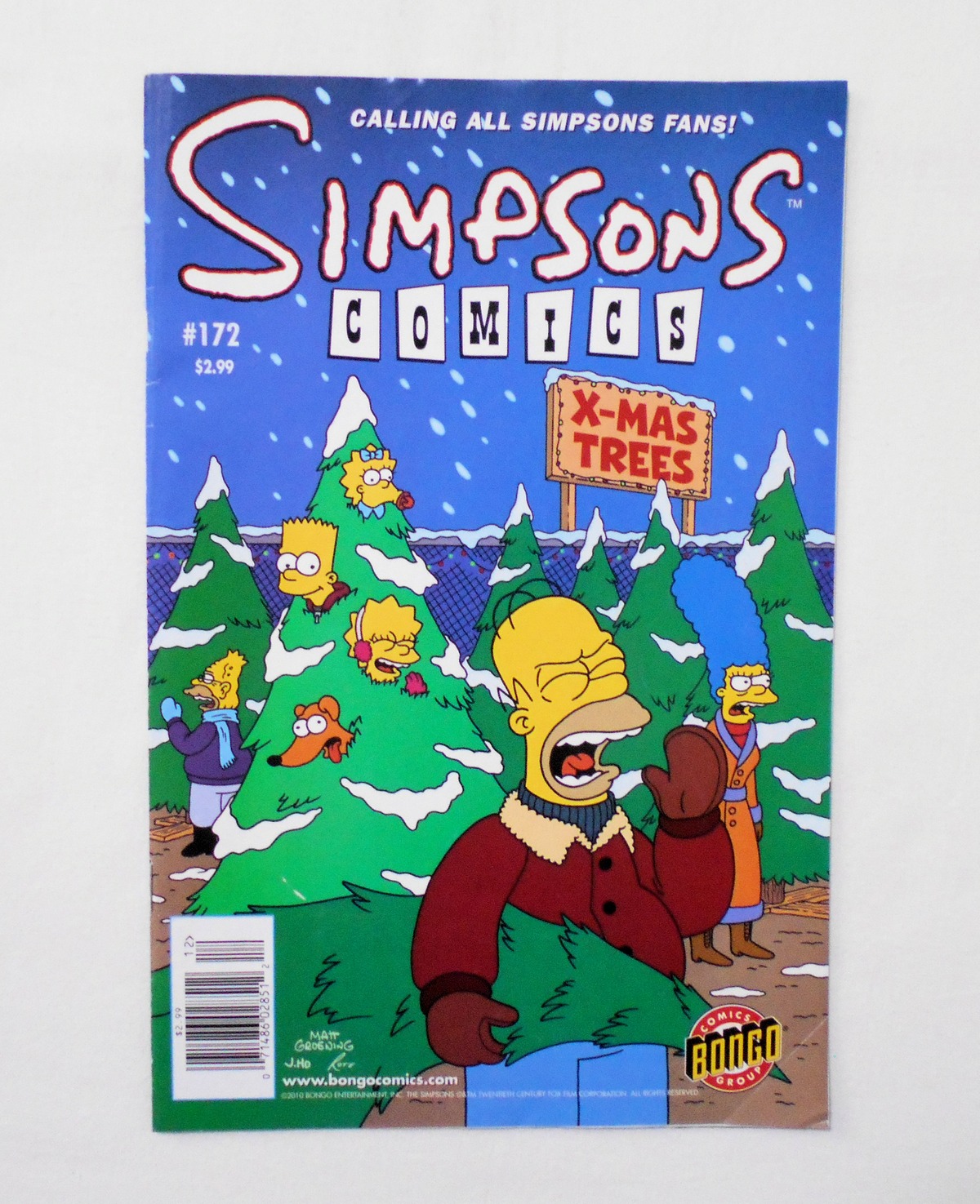 【シンプソンズ SIMPSONS COMICS】 #172 BONGO MATT GROENING ＜2010年＞ アメコミ アメリカン ...