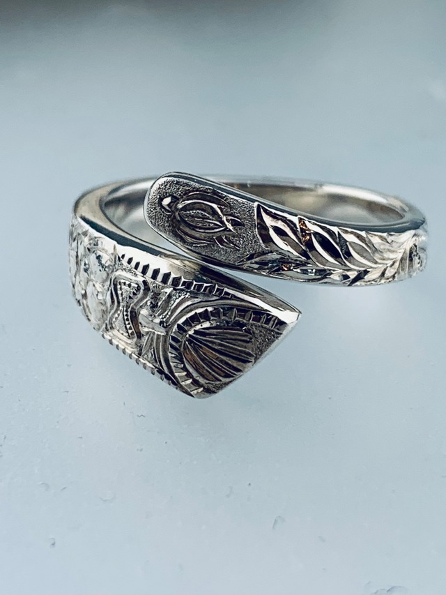 手彫り一点ものTiki Ring | ハワイアンジュエリーショップK ai