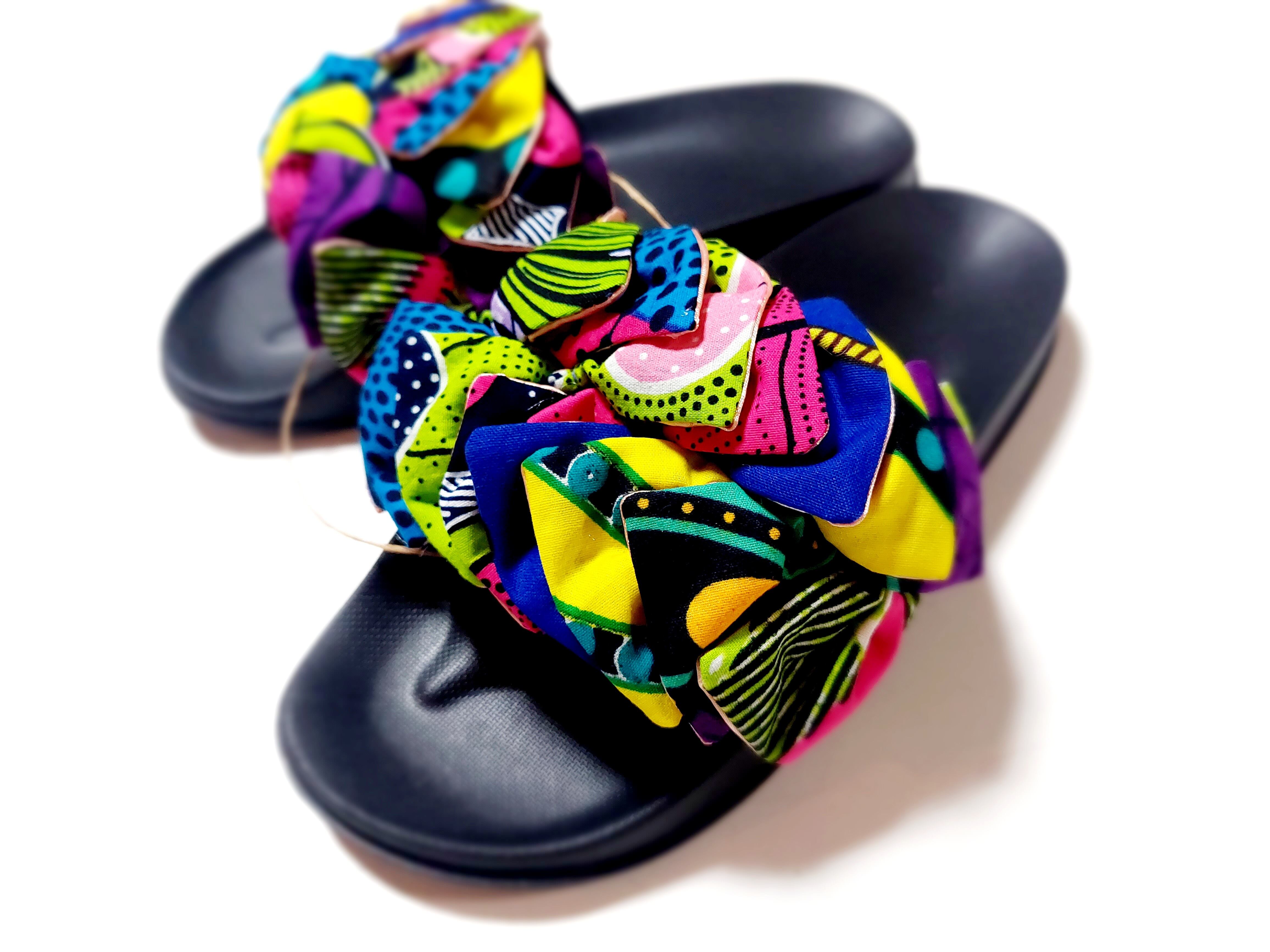 サンダル/アフリカンファブリック/Msize | hanaco