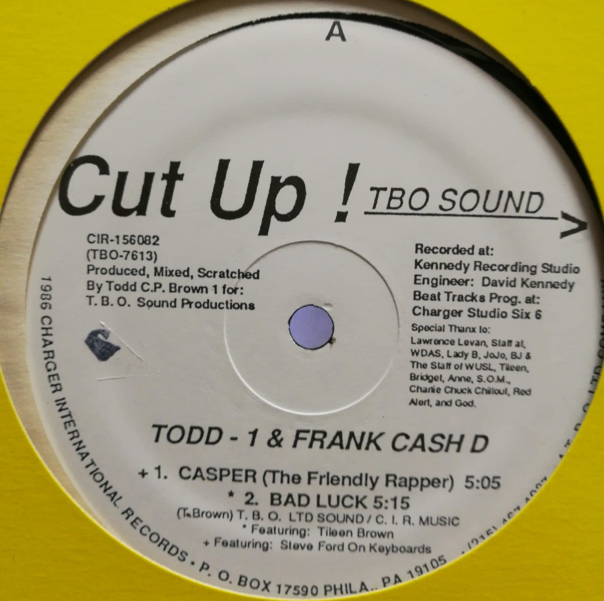 【12inch】Todd-1 & Frank Cash D / Casper (The Friendly Rapper) | COMPACT ...