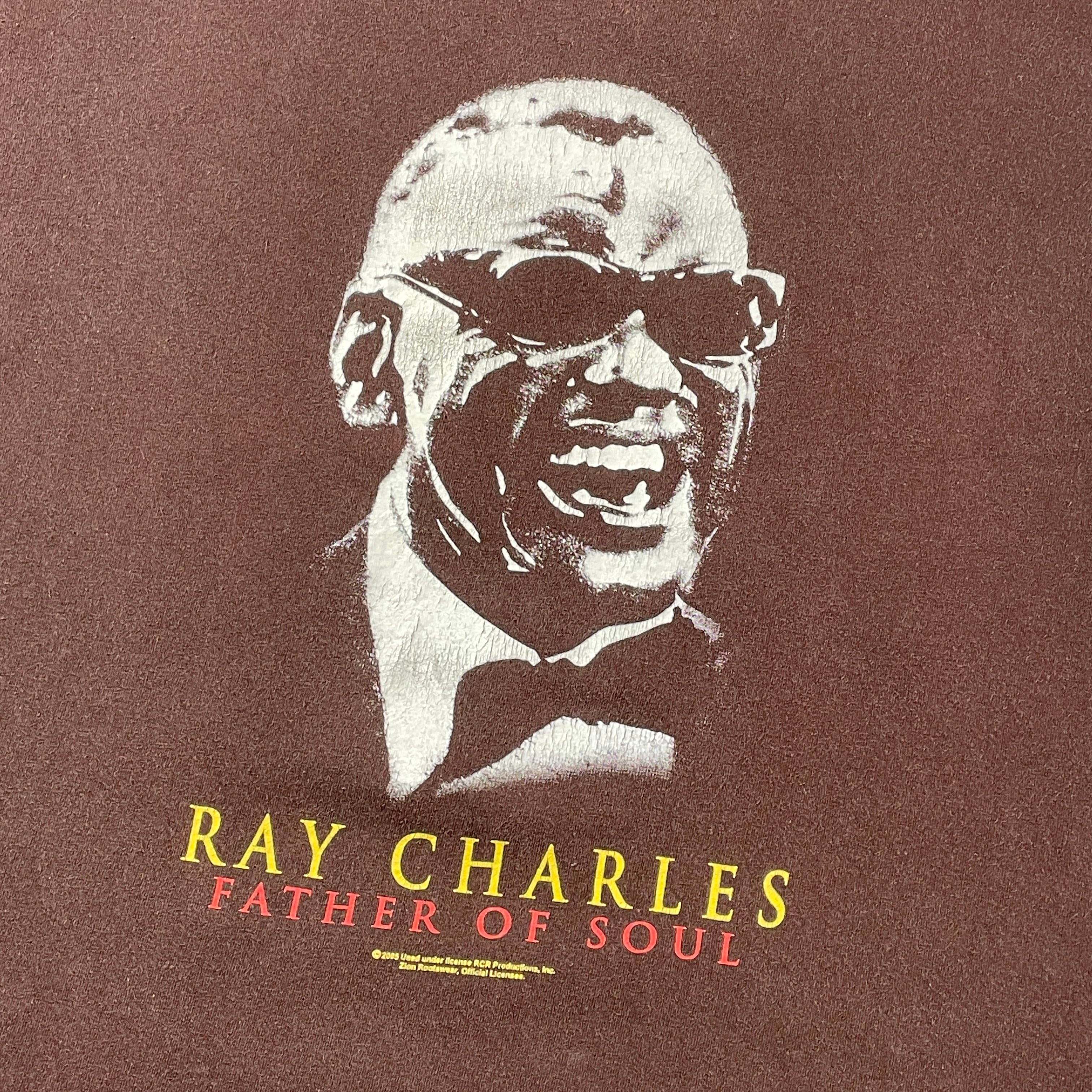 00年代 ZION RAY CHARLES FATHER OF SOUL レイ・チャールズ ソウル アーティストTシャツ バンドTシャツ ...