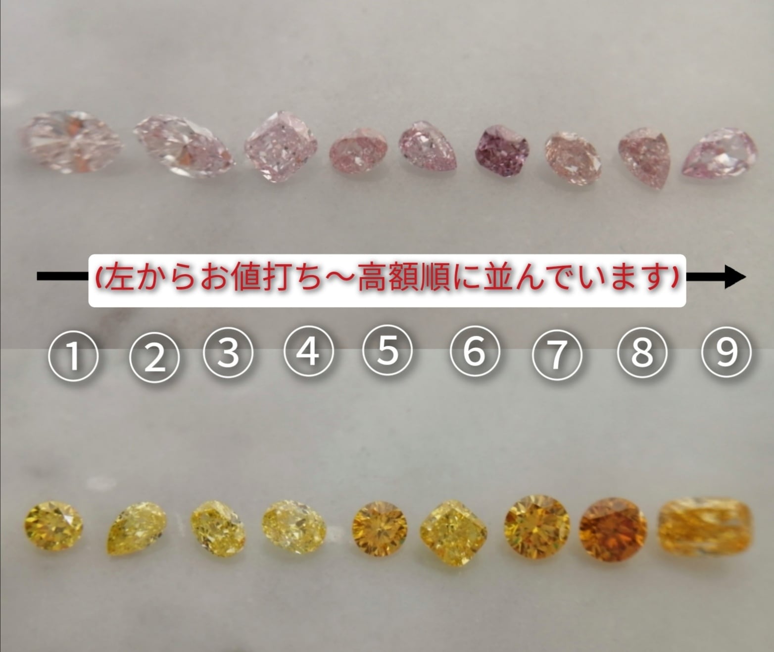 【9/30～10/10迄】pink系⑧0.063ct fancy purplish pink VS2(CGL) | fancy color plus