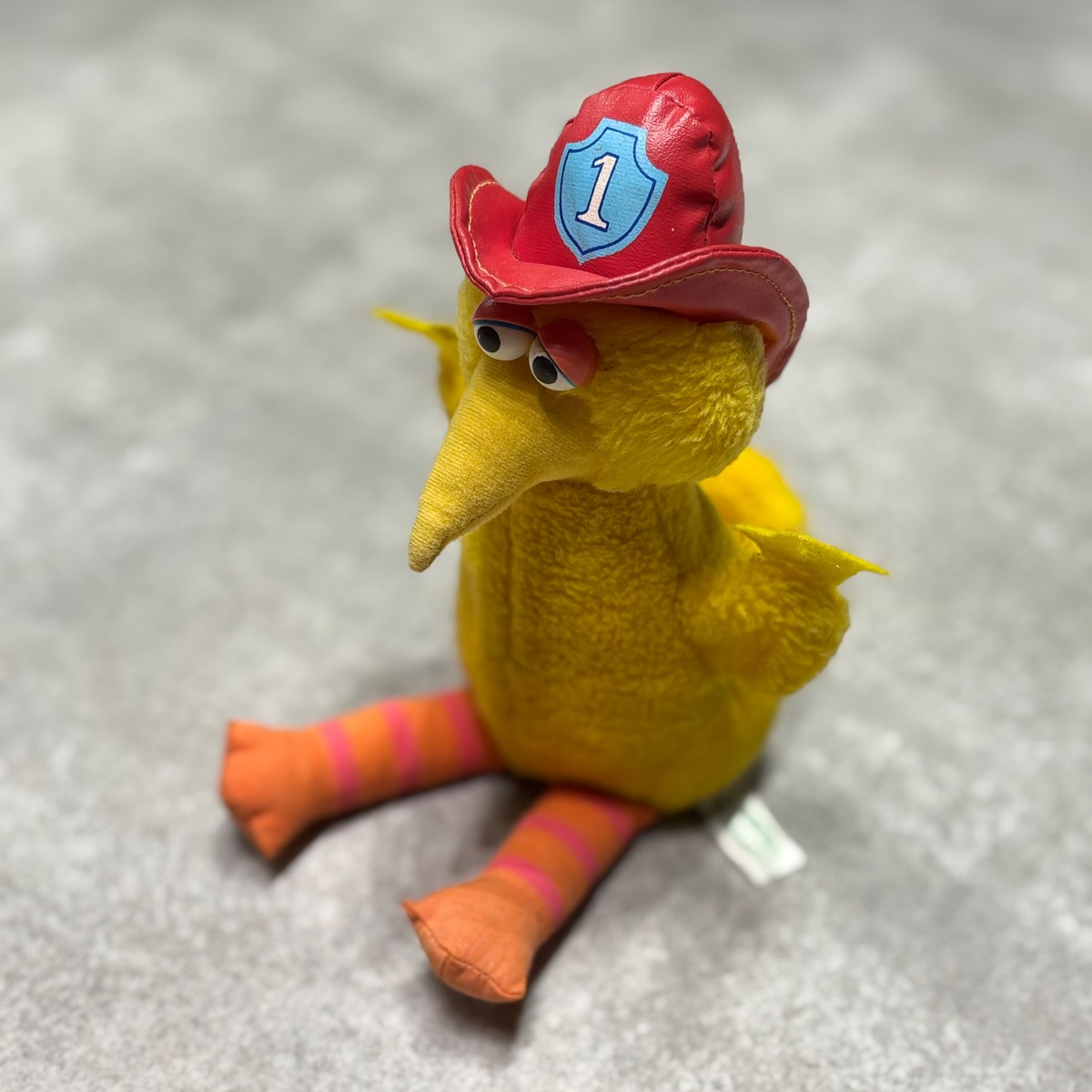 80s 『Big Bird -Firefighter-』 Plush Toy | Ridiculous Area
