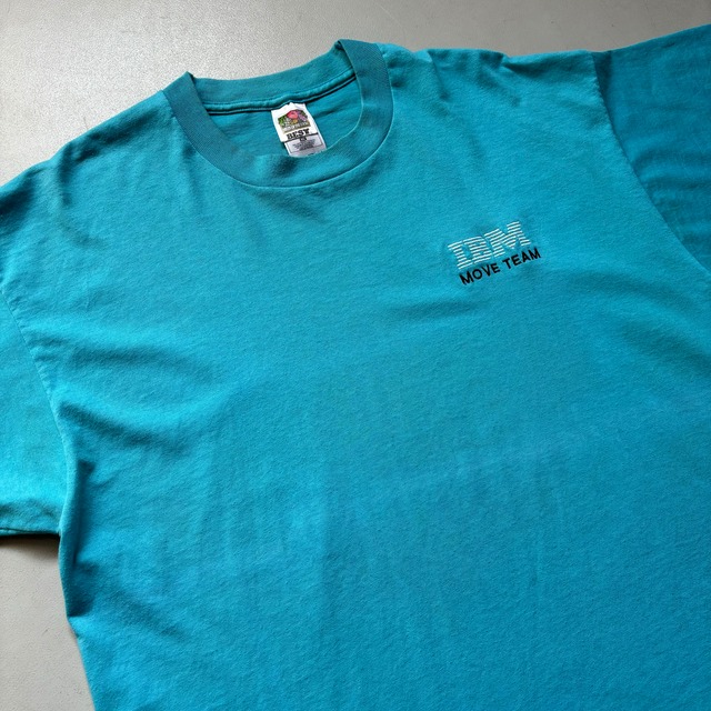 IBM movie team T-shirt “size XL” アイビーエム ムービーチーム 映画部門 Tシャツ 水色ボディ ...