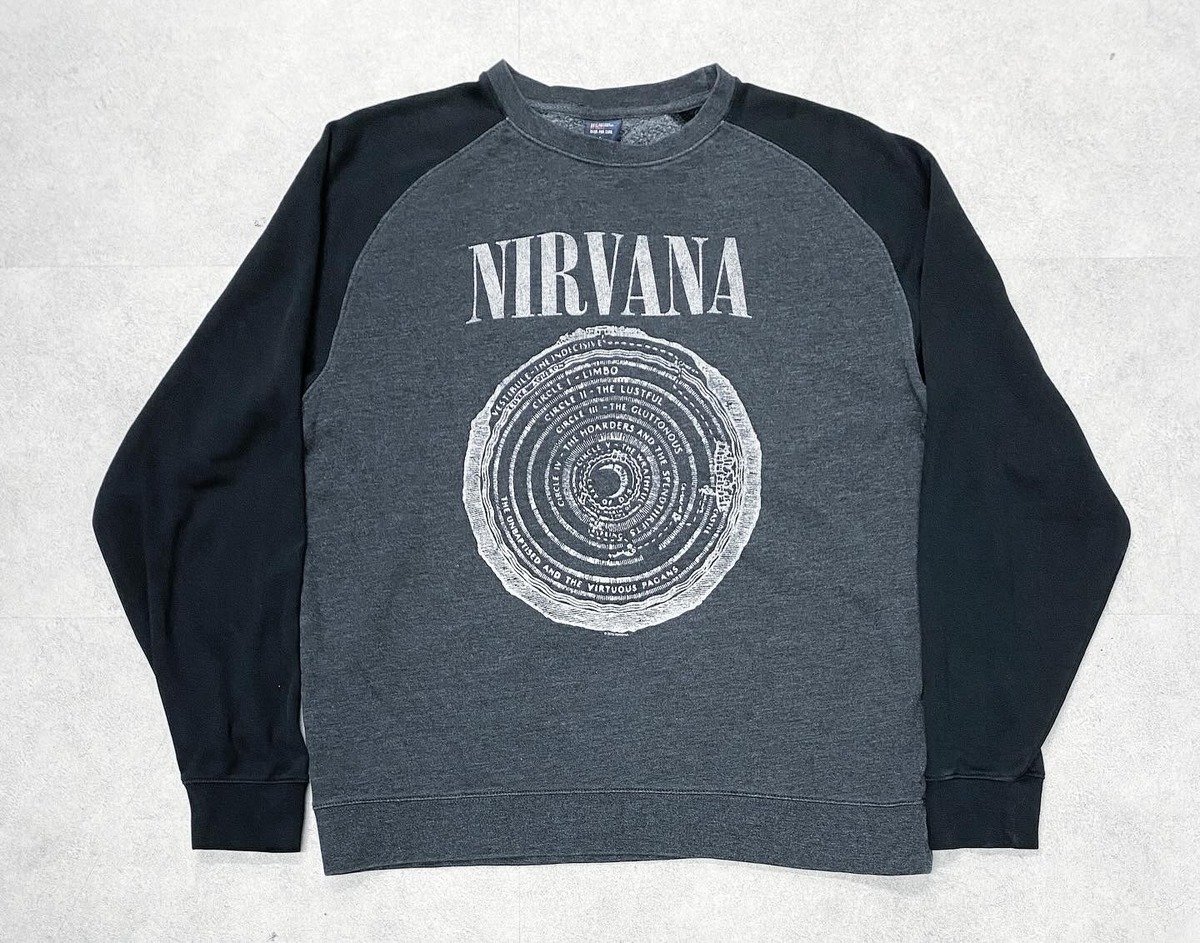 Nirvana VESTIBULE Print Crewneck Sweater/L | ACIDHOUSE Vintage＆New ...