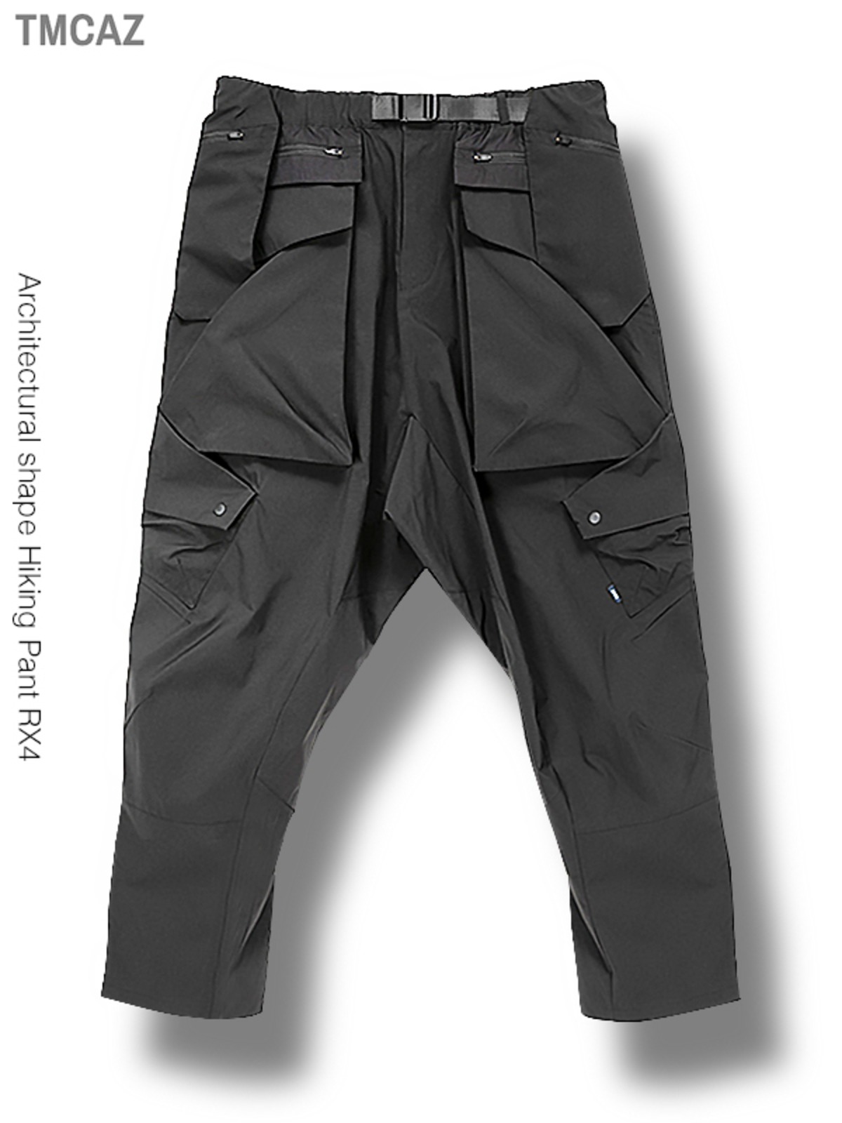 【TMCAZ】 Architectural shape Hiking Pant RX4【BLACK】 | Geek Lands