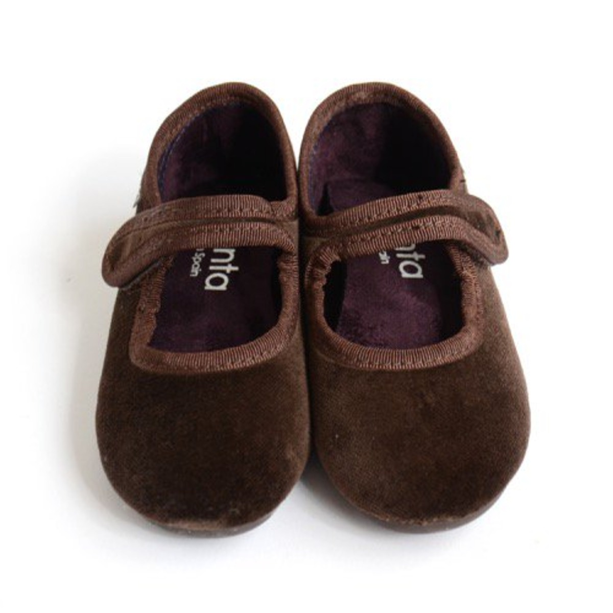 CIENTA ベロアストラップフォーマルシューズ MARRON | Littowa