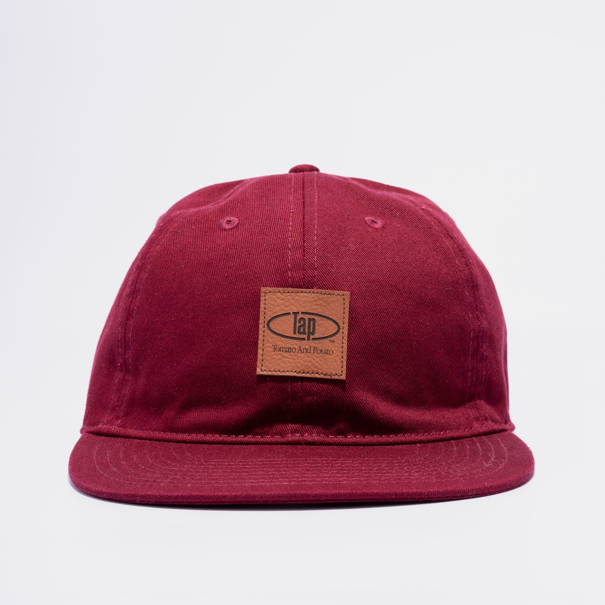 TOMATO&POTATO 「PATCH CAP」BURGUNDY | TOMATO&POTATO