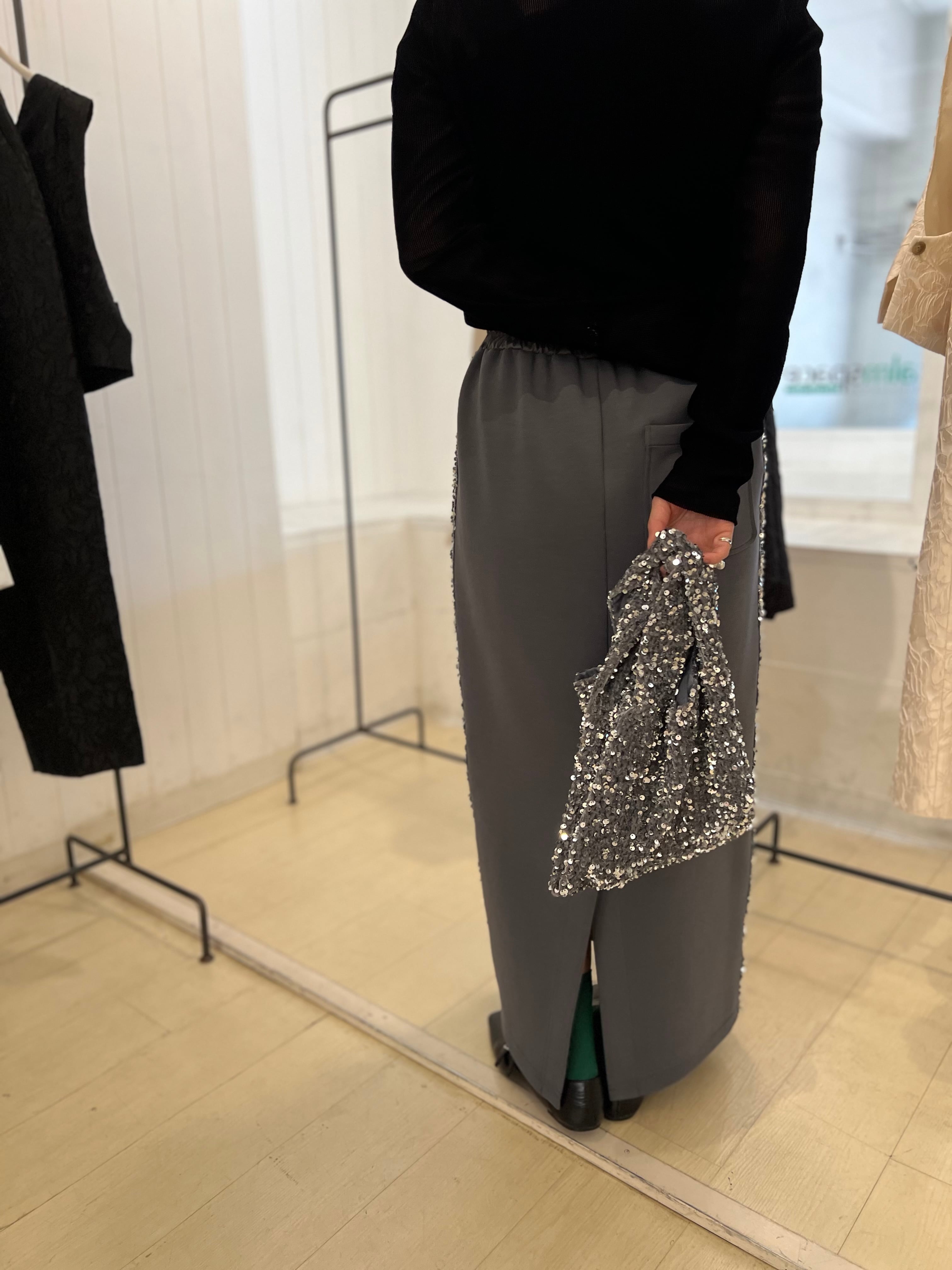 CHIGNON】スパンコールラインスカート〔2244-053NH〕 | MIEL select shop