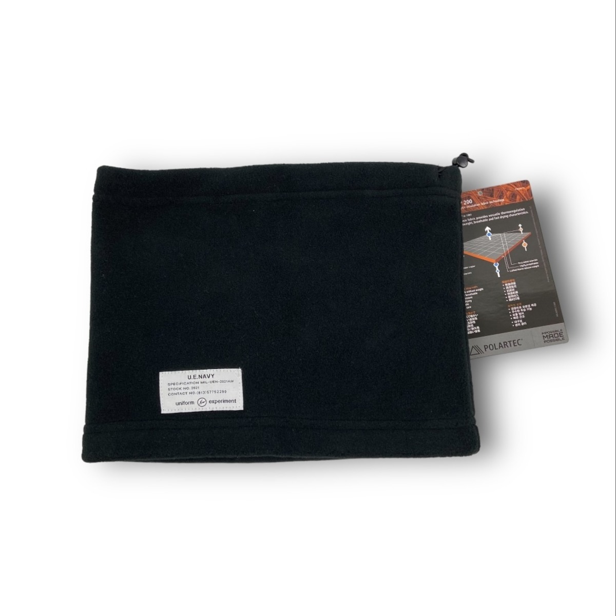 uniform experiment POLARTEC NECK WARMER (BLACK) | LSC