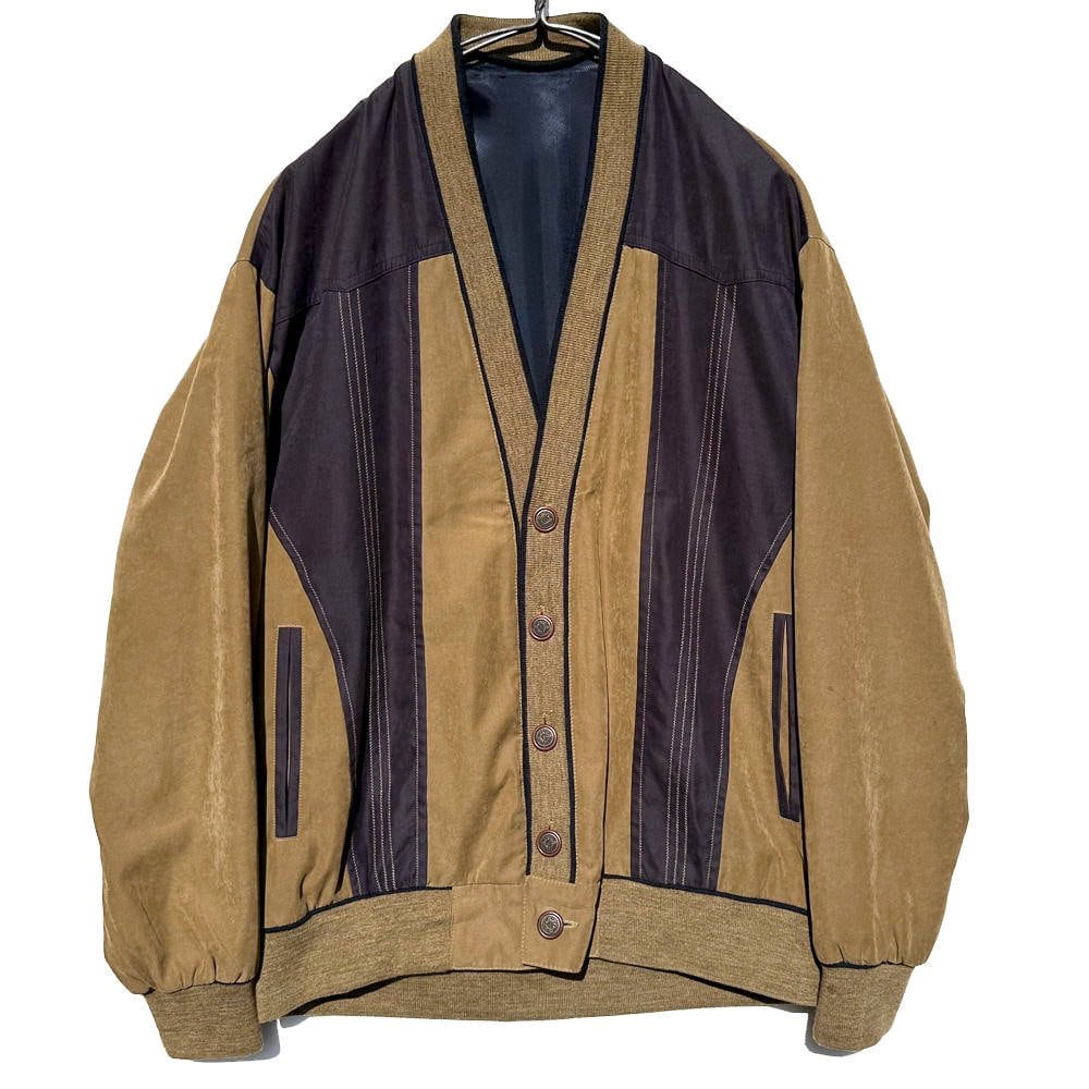 Vintage Peach Skin No-Collar Jacket [1990s-] Vintage No-Collar Jacket ...