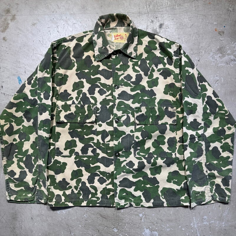 60's Bullseye Bill ブルズアイビル ハンティングカモジャケット ダックハンター 迷彩柄 Phoenix Manufacturing Company M~L相当 希少 ...