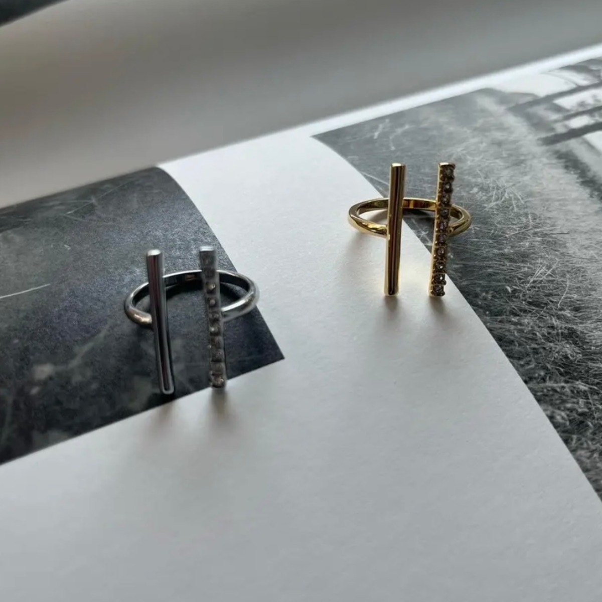 Zirconia line ring | doux