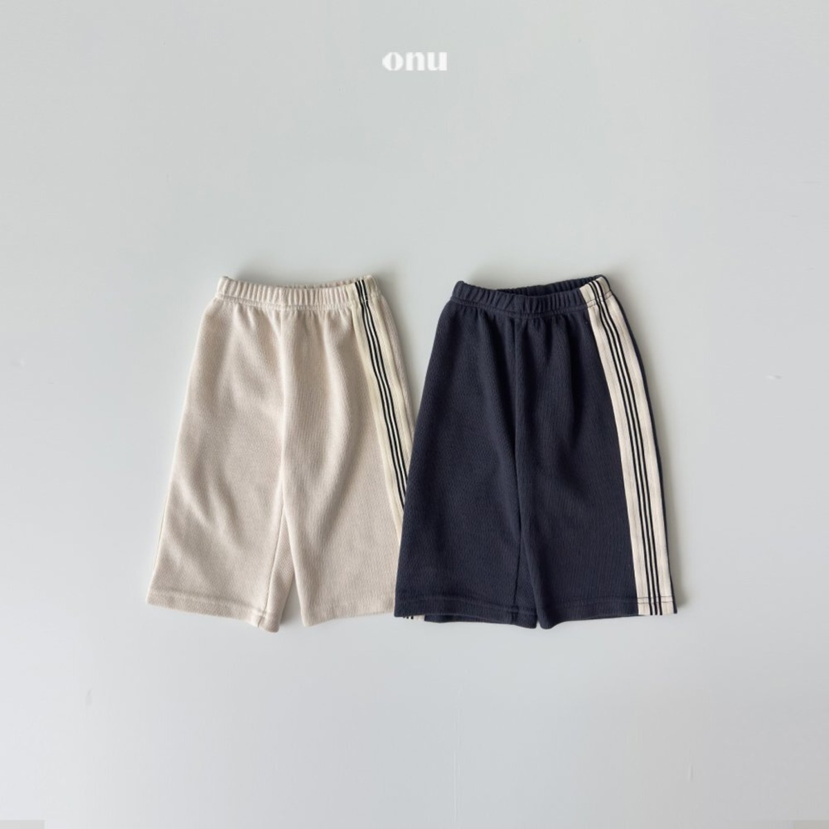 【Last1 cream S(90) 即納】onu tape line pants 25sk2 | 韓国子供服&海外子供服 full of ...
