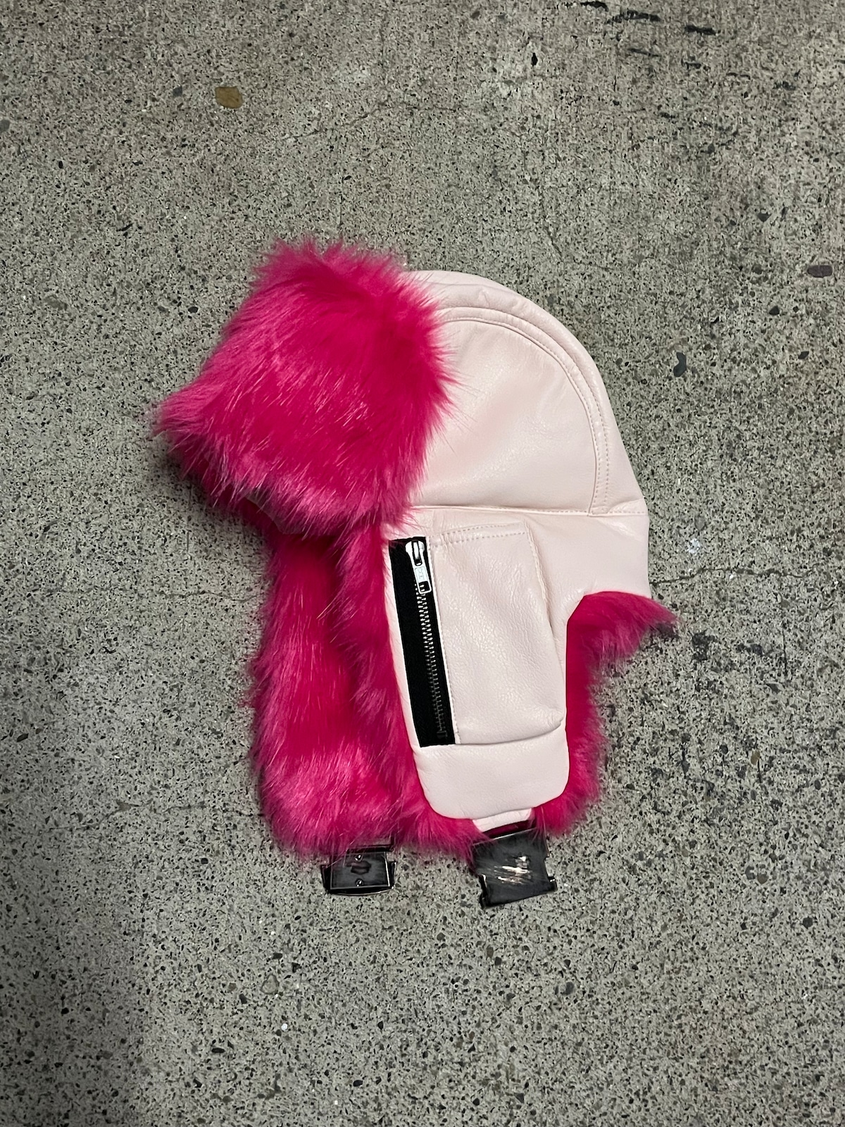 TRAPPER FUR HAT (PINK) | bisδ