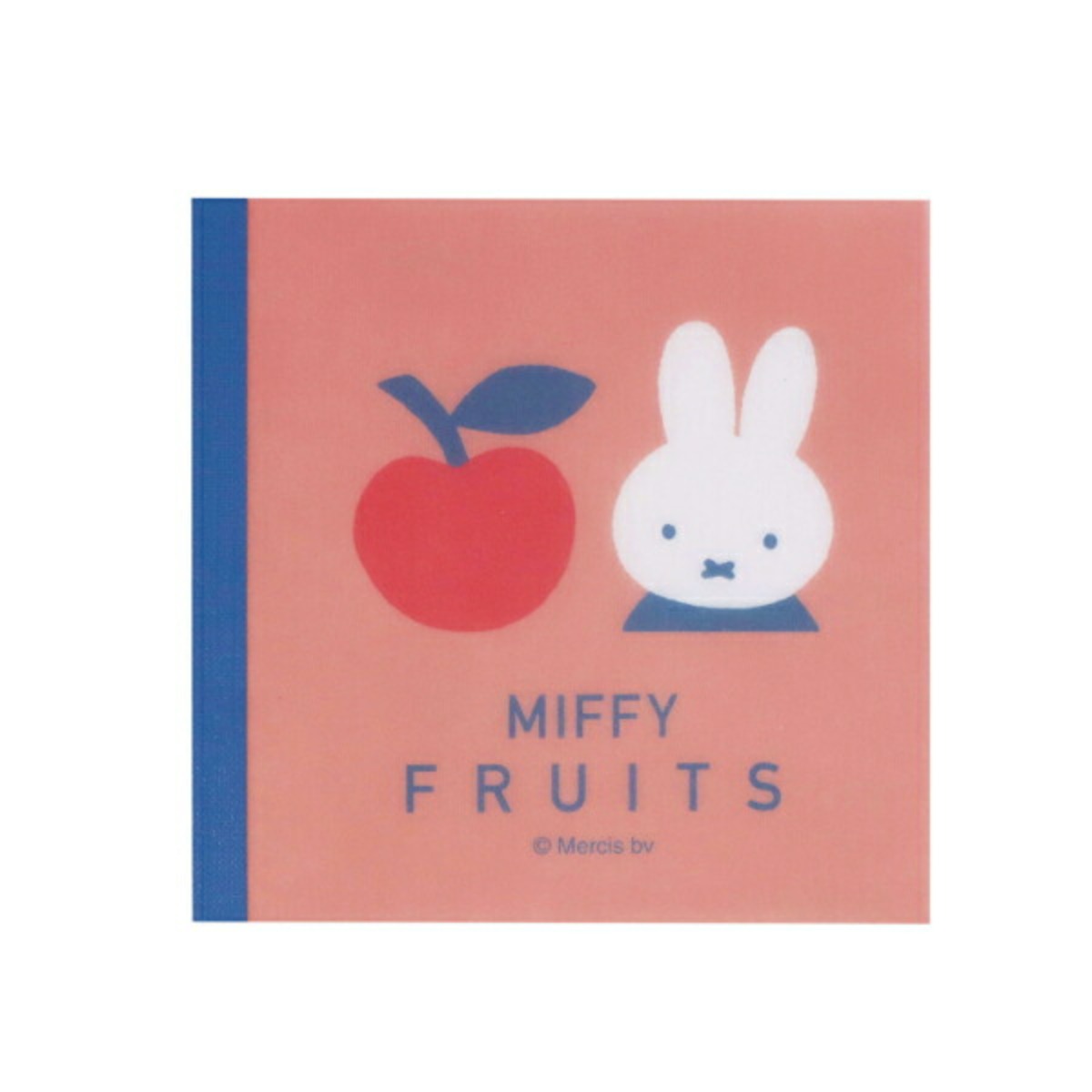 ミッフィー miffy りんご スクエアメモ 文具 MIFFY FRUITS 日本製 | キャラクターグッズの「Perfect World Tokyo」