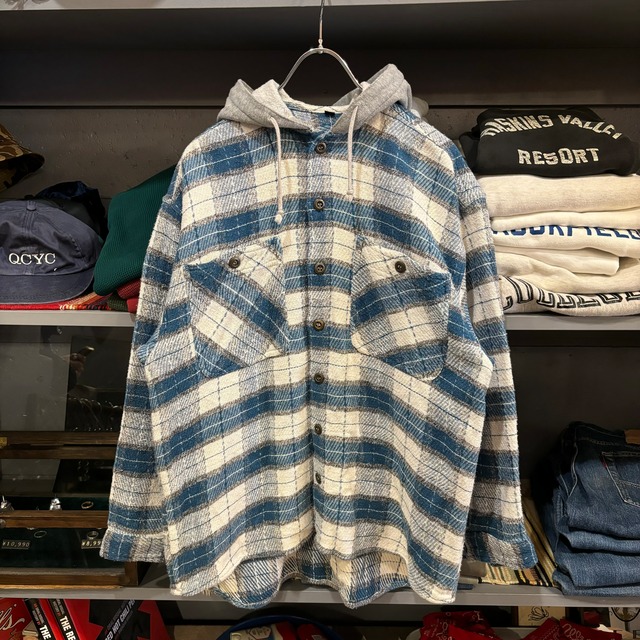 POINT ZERO L/S Hoodie Flannel Shirt | VOSTOK
