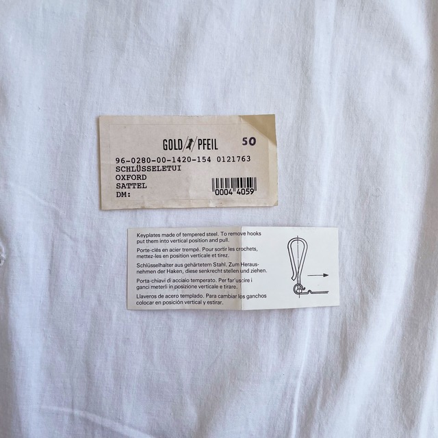 GOLD PFEIL leather key case | TOKYO LAMPOON online shop