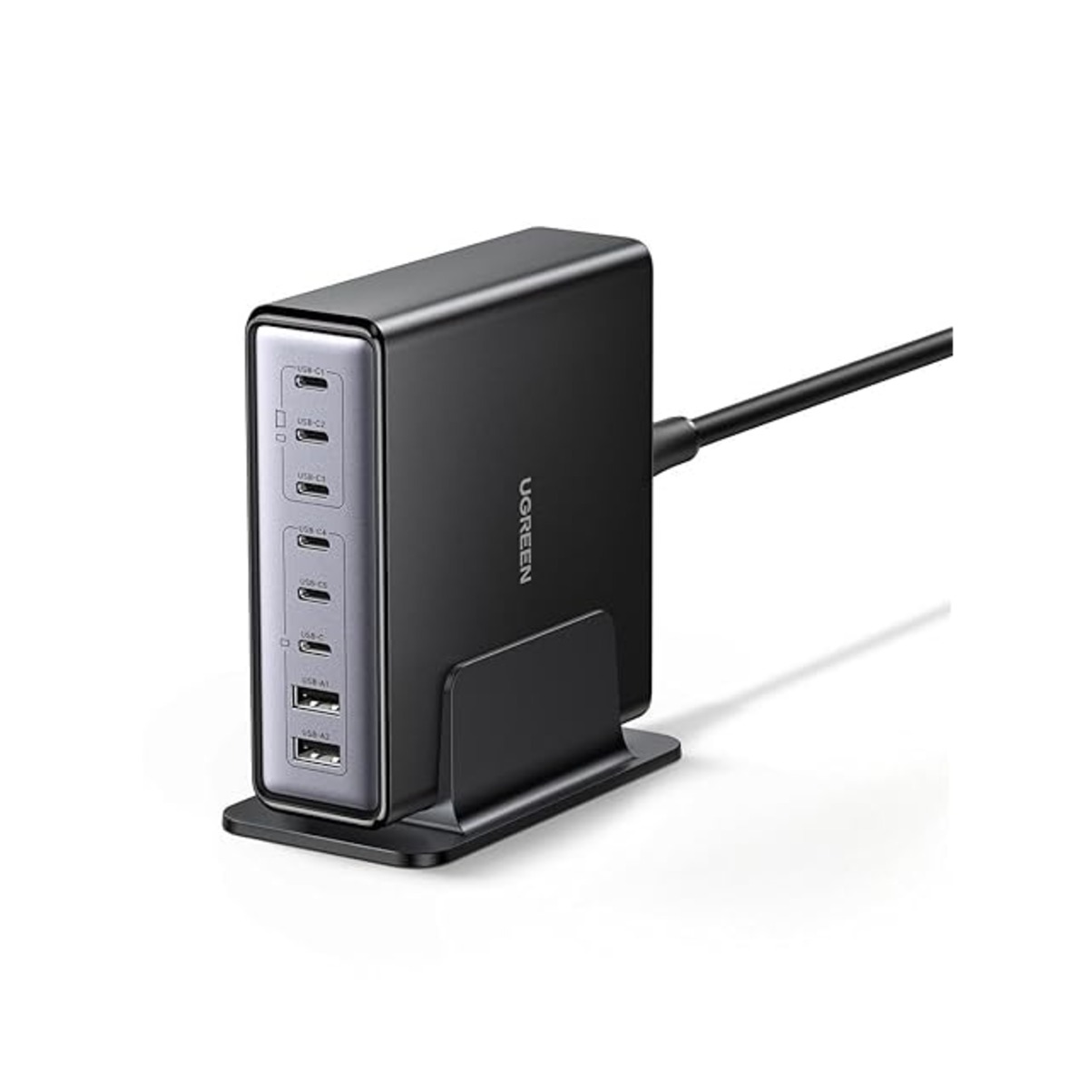 UGREEN 200W 充電器 8ポート Type-C 卓上 急速 単ポート最大100W 高出力【USB-C*6とUSB-A*2】充電保護 ...