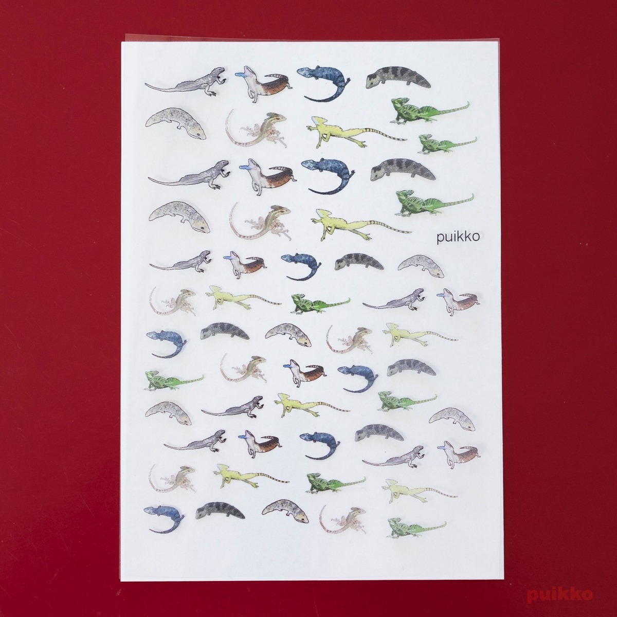 レジン封入用フィルム トカゲ3 | puikko