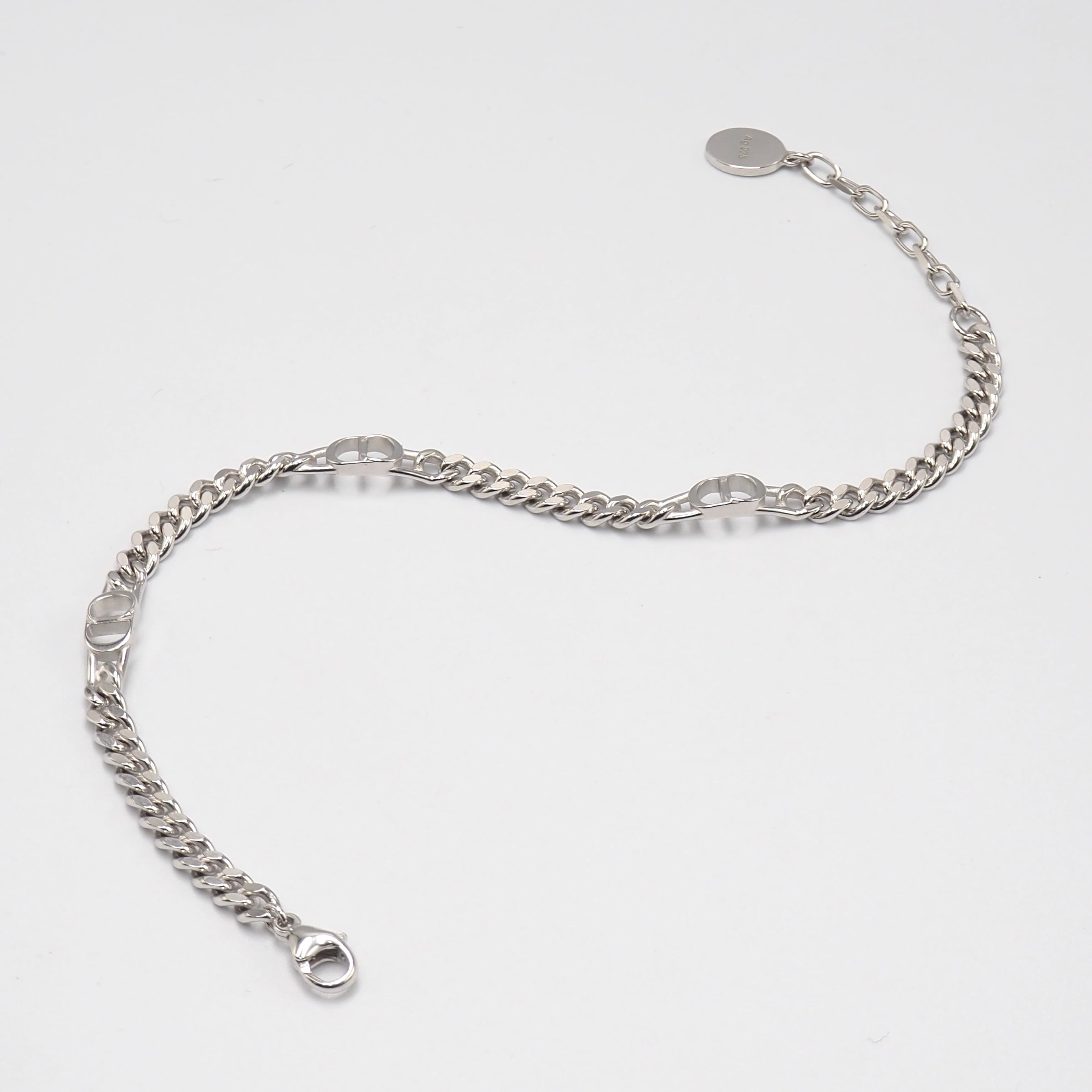 1/28掲載 DIOR 喜平チェーンロゴプレート ブレスレット シルバー シルバー925 ディオール | 2122TOKYO